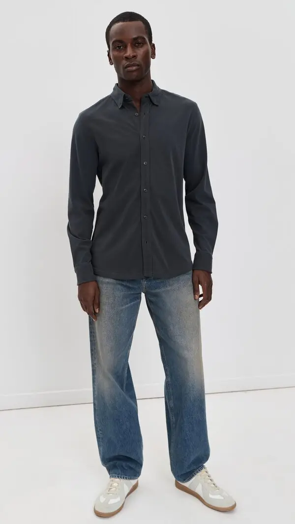 Marine Layer Luxe 250 Button Down Shirt