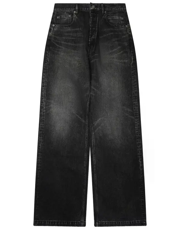 Rick Owens Tower Strobe In Washed 14,5oz Washed Denim