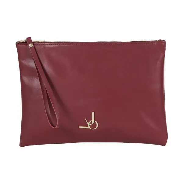 JOVIE Frame Clutch In Cherry