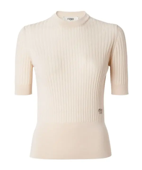 Fendi Wool Sweater - Beige