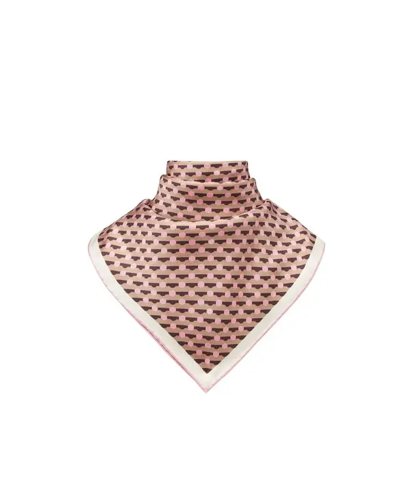Fendi Polka Dot Detailed Finished Edge Foulard