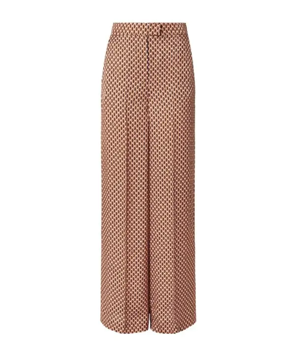 Fendi Dots Jacquard Silk Pants
