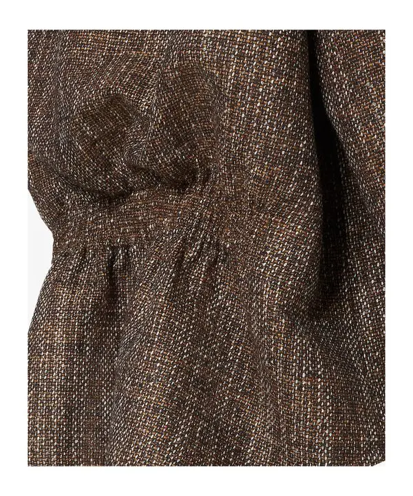 Fendi Beige Alpaca And Wool Parka