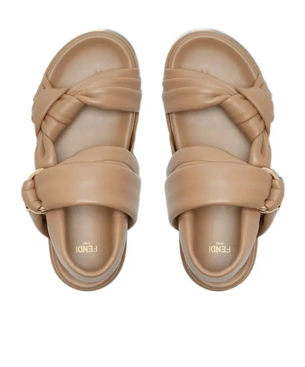 Fendi Nappa Leather Sandals