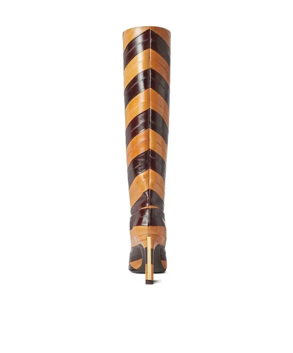 Fendi Arco Two-toned Knee-high Boots