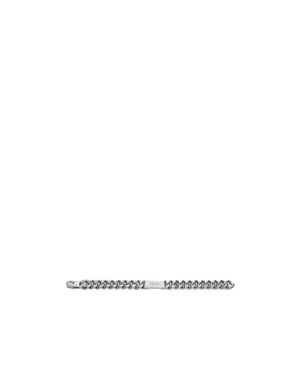 Fendi Silver-colored Bracelet - Gray