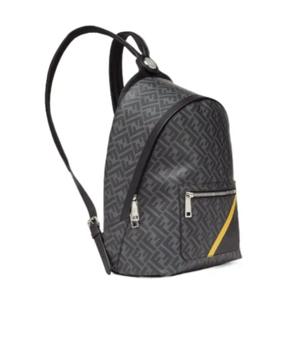 Fendi Diagonal Chiodo Medium Backpack