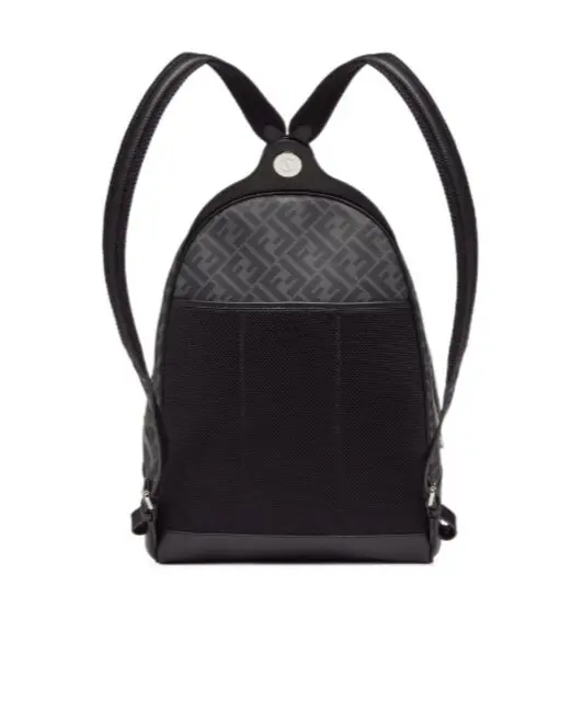 Fendi Diagonal Chiodo Medium Backpack