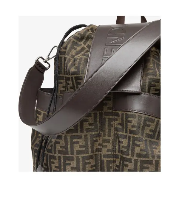 Fendi Ff Motif Drawstring Backpack