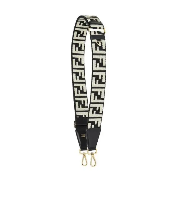 Fendi Ribbon Shoulder Strap - Black