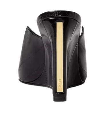 Fendi Hagfish Leather Sandals