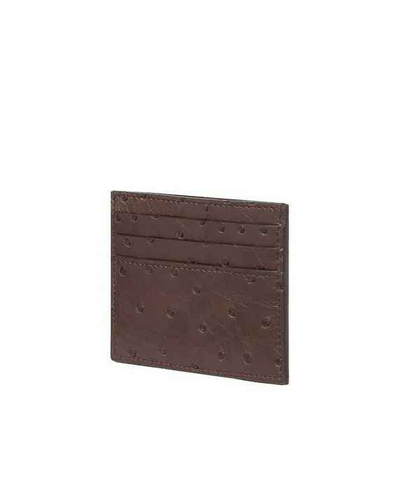 Fendi Ostrich Card Holder