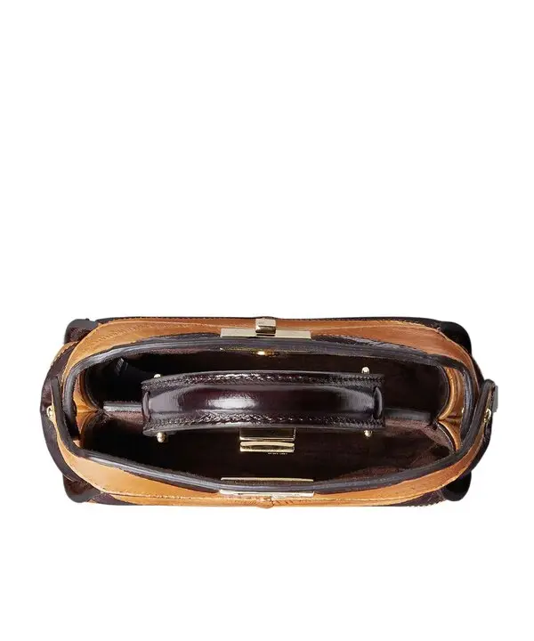 Fendi Two-tone Hagfish Leather Miniature