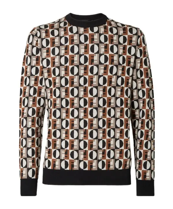 Fendi Monogrammed Knit Sweater
