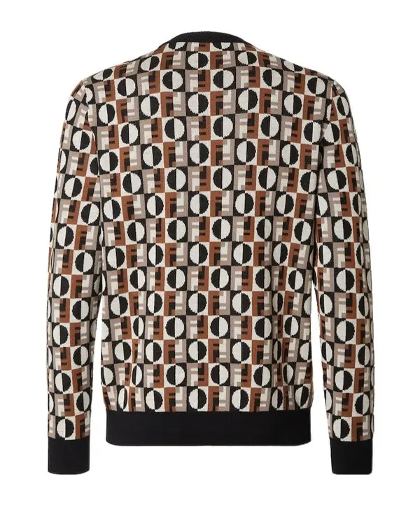 Fendi Monogrammed Knit Sweater