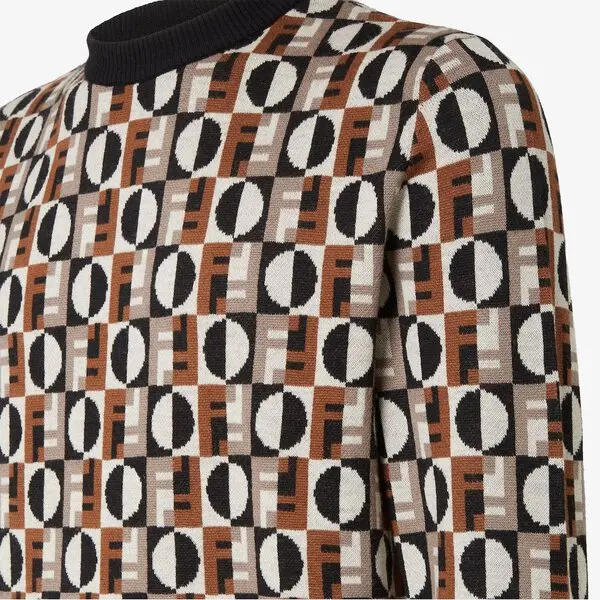 Fendi Monogrammed Knit Sweater