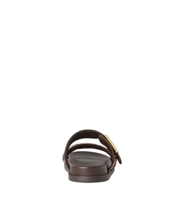Fendi Feel Laopard Printed Sandals
