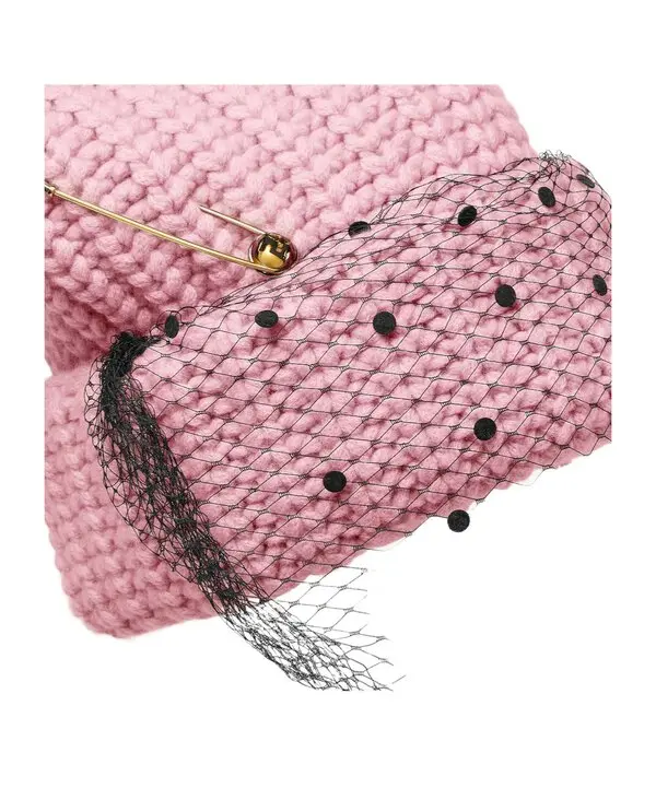 Fendi Wool And Cashmere Maxi Beanie