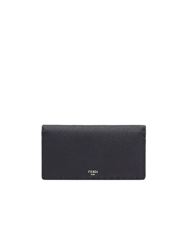 Fendi Leather Wallet - Black