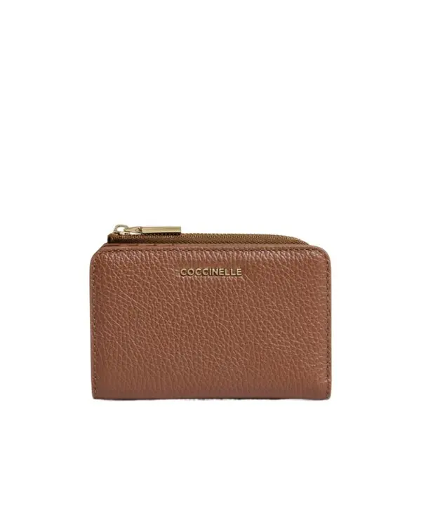 COCCINELLE Logo Lettering Zipped Wallet