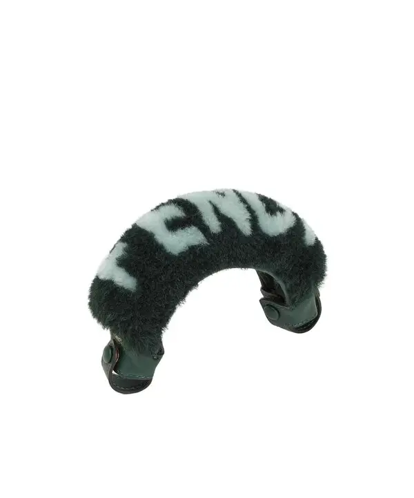 Fendi Shearling Handle Cover - Green