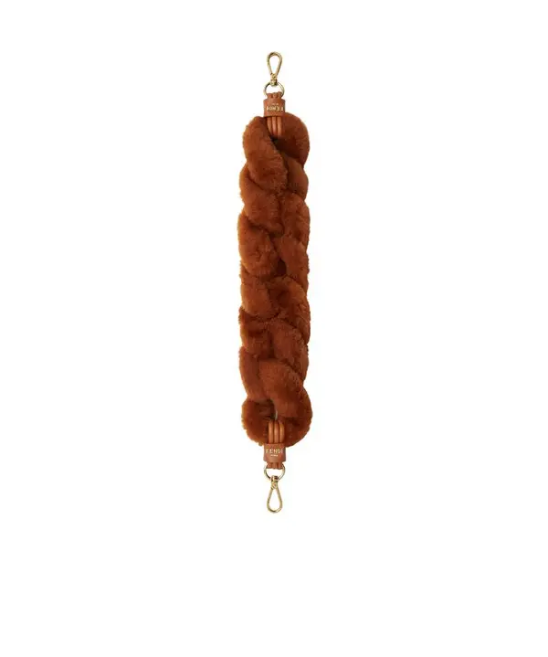 Fendi Shearling Shoulder Strap