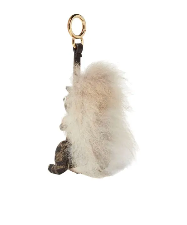 Fendi Ff Jacquard Fabric Charm