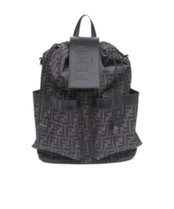 Fendi Ff Jacquard Strike Medium Backpack
