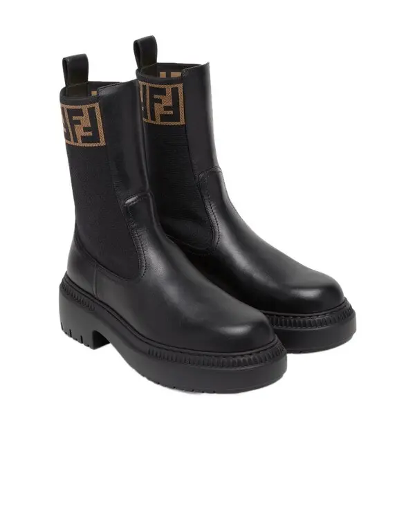 Fendi Domino Biker Boots