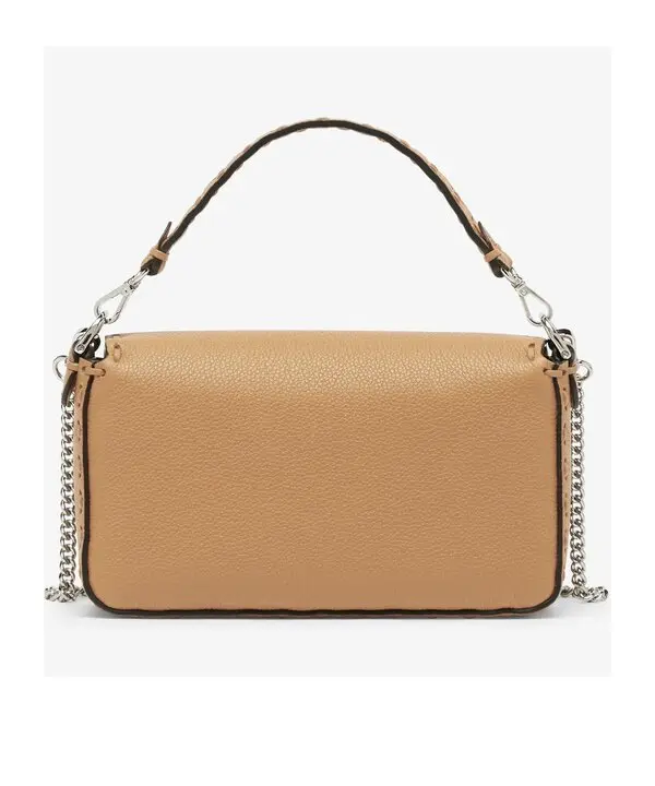 Fendi Cappuccino-colored Selleria Bag With 309 Hand-sewn Stitches