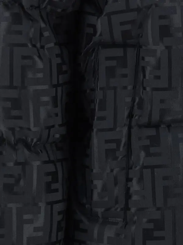 Fendi Ff Jacquard Hooded Jacket