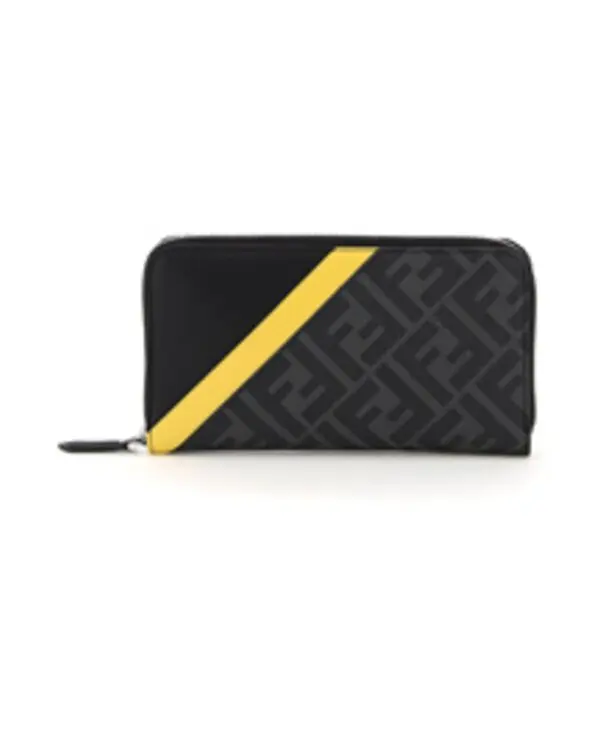 Fendi Ff Diagonal Continental Wallet