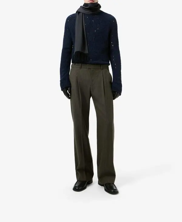 Our Legacy Pinstripe-pattern Pleated Trousers