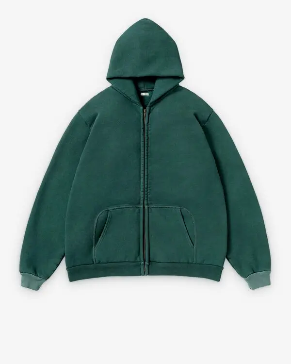 A.PRESSE Zip-up Cotton Hoodie
