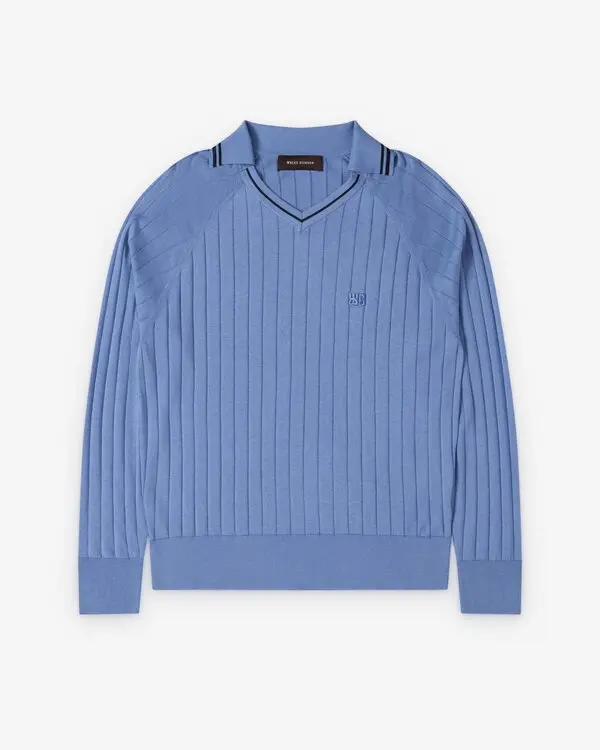 WALES BONNER Roots Polo Shirt
