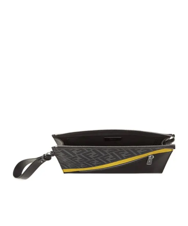 Fendi Fabric Pouch - Grey