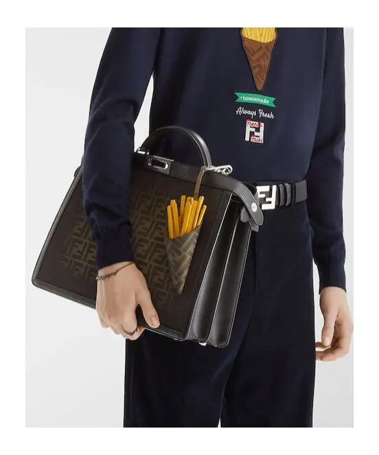 Fendi Fendilicious Logo Detailed Charm