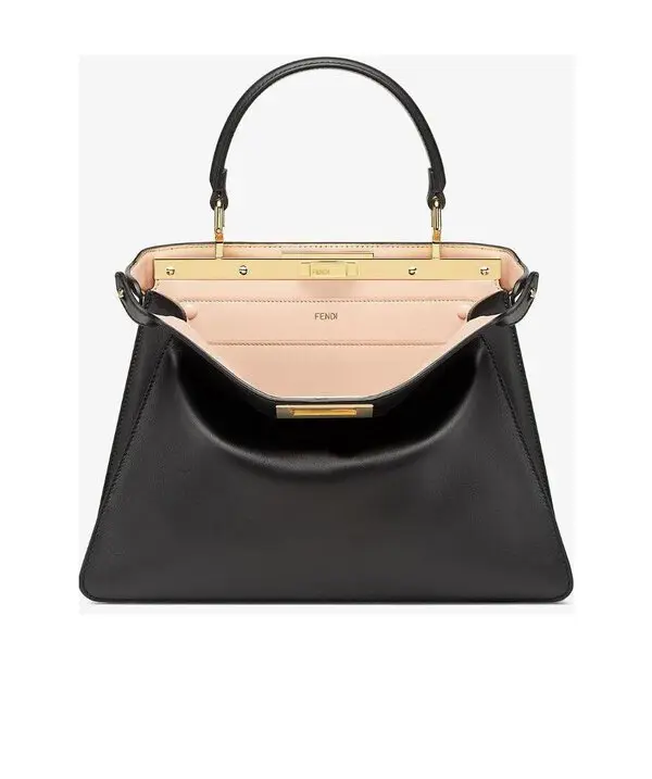 Fendi Calf Leather Bag - Black