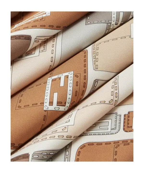 Fendi Baguette Finished-edge Scarf