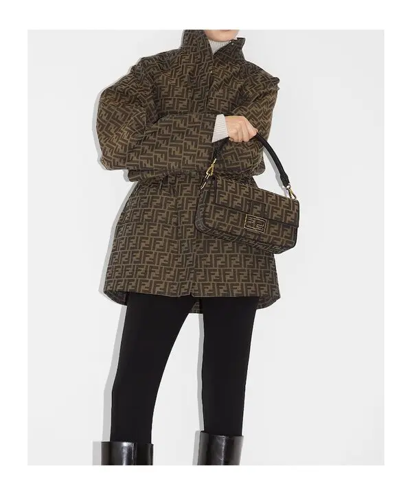 Fendi Ff Motif High-neck Jacket