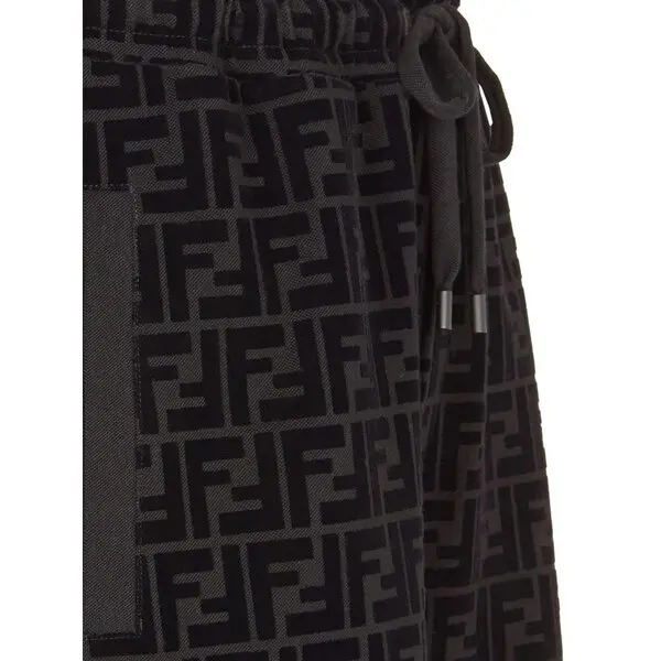 Fendi Ff Motif Bermuda Shorts