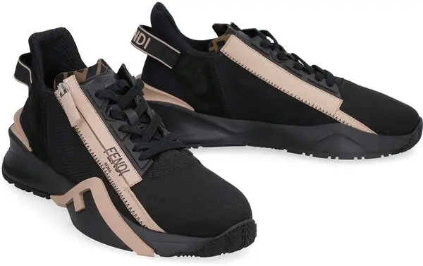 Fendi Flow Lace-up Sneakers