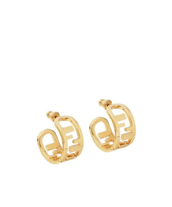 Fendi Colored Metal Earrings