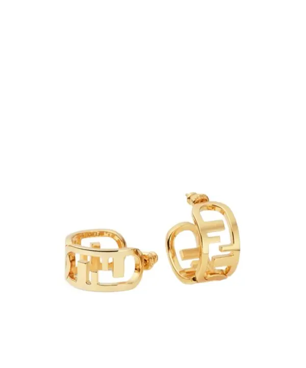 Fendi Colored Metal Earrings