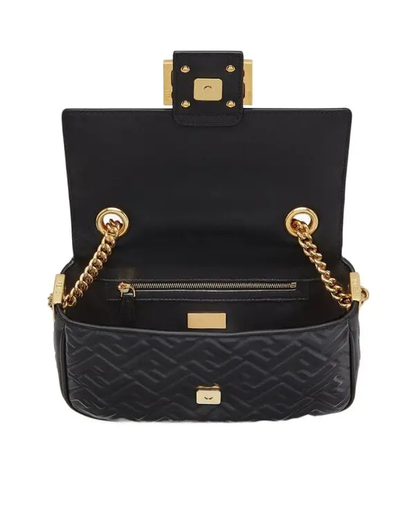 Fendi Ff Motif Chained Shoulder Bag