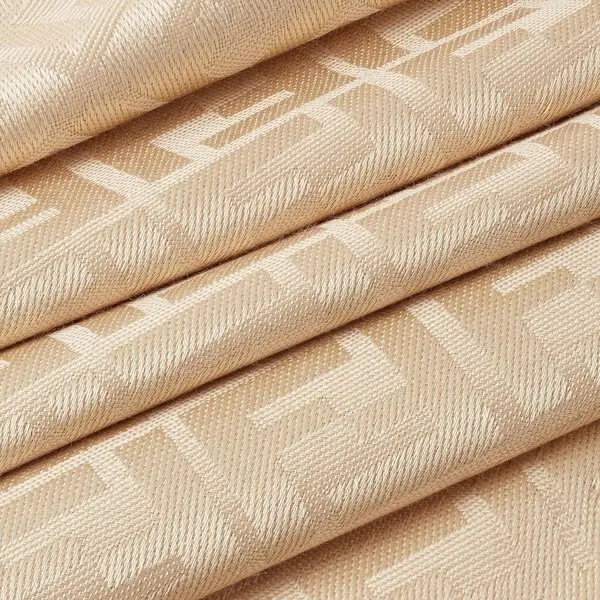 Fendi Logo Detailed Fringed Edge Scarf