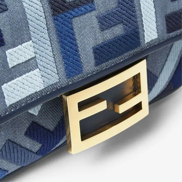 Fendi Baguette Ff Embroidered Mini Tote Bag