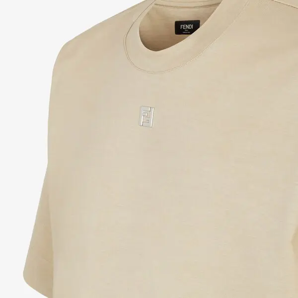 Fendi Ff Plaque Crewneck T-shirt