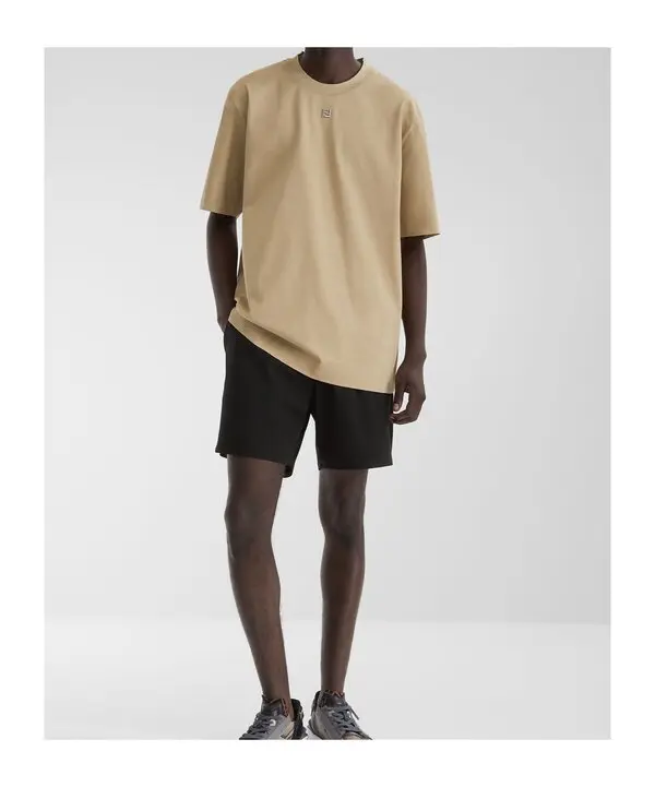 Fendi Ff Plaque Crewneck T-shirt