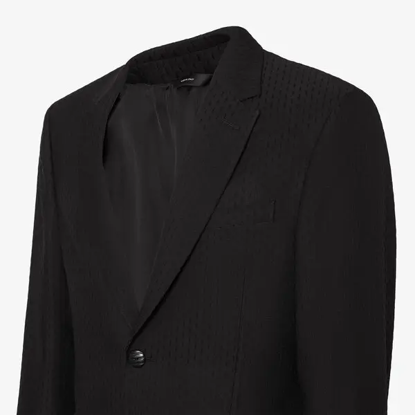 Fendi Jacquard Wool Blazer